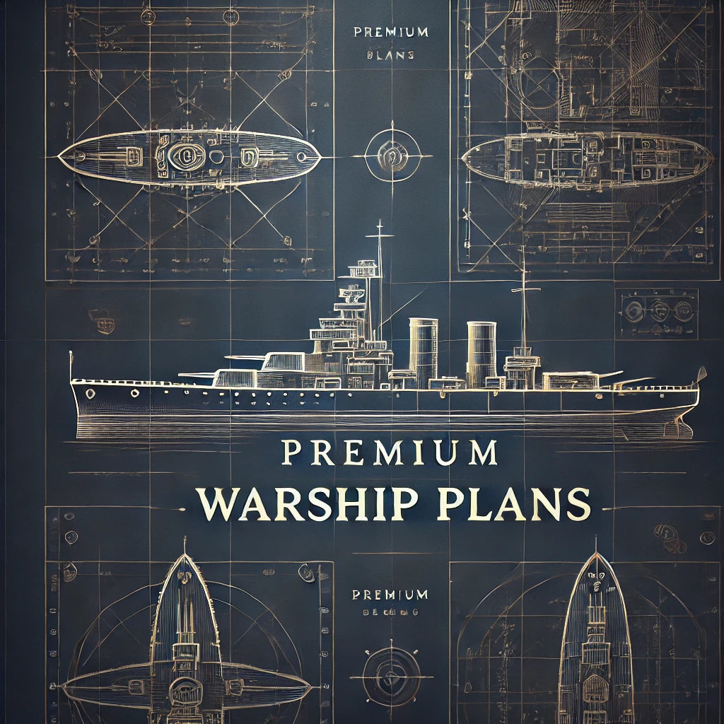 Premium Warship Plans – High-Quality Scale Ship Blueprints – Modelland