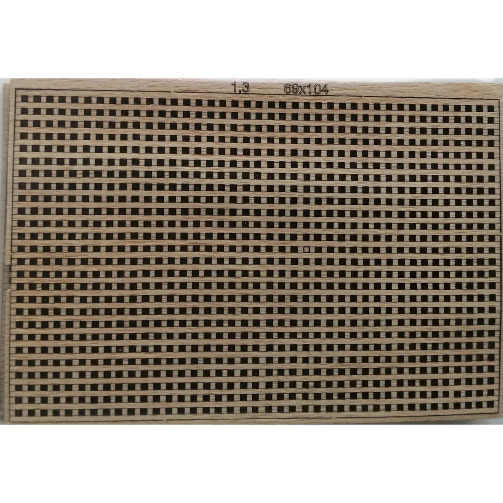 Premium Wooden Grating 1.3x1.3mm | Modelnet 69x104mm – Modelland