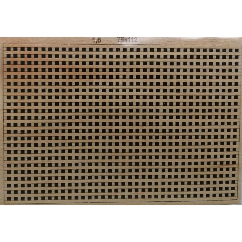 Premium Wooden Grating 1.6x1.6mm (75x112mm) | ModelNet – Modelland