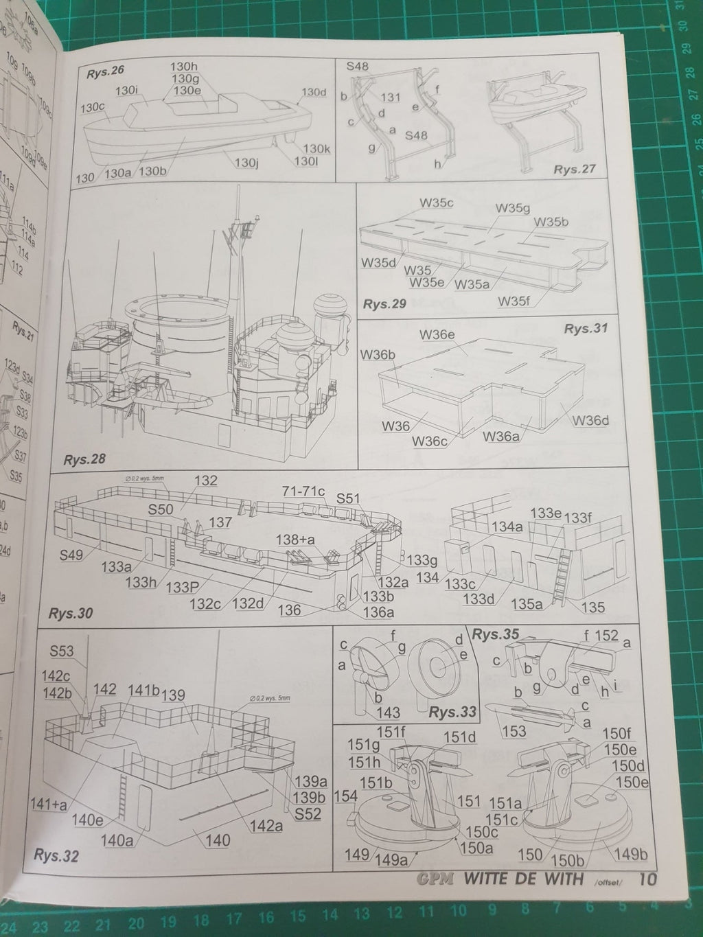 Witte De With 1:200 Card Model Kit by GPM - Maritime History – Modelland