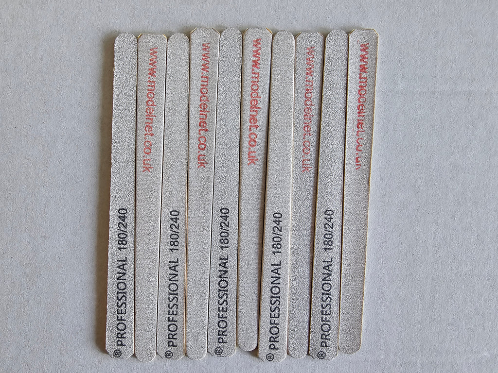Dual-Grit Sanding Files 10-Pack - Ideal for Detailed Crafting – Modelland