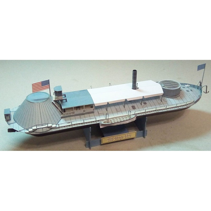 USS Osage 1:200 Card Model Kit | Neosho-Class Monitor Orel 301 – Modelland
