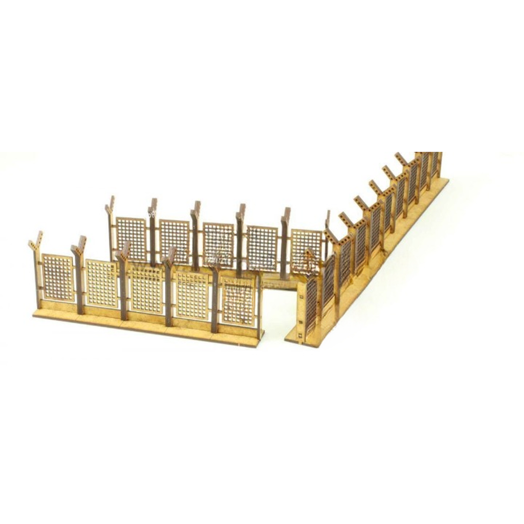 1:56 Scale Laser Cut Wooden Fence Kit for Dioramas – Modelland
