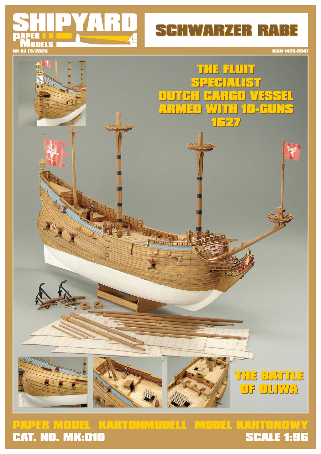 SCHWARZER RABE Shipyard Card Model Kit - Laser Cut Precision – Modelland