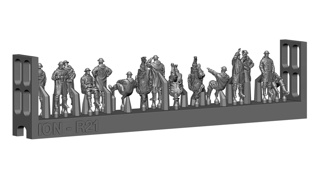 Royal Navy WWII Crew Figures 1/200 – Ion Model R200-002 Resin Set ...