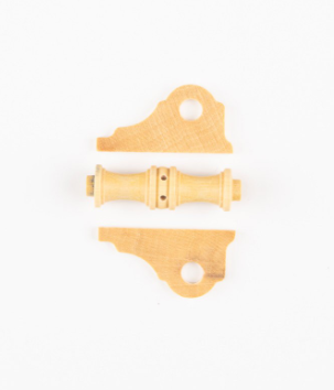 33mm Wooden Windlass Type C by Amati B4115,03 - Model Ship Detail ...