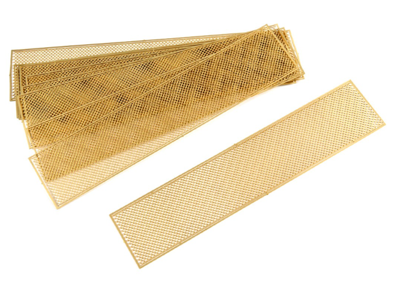 Amati Brass Grating 30x150mm - Model Ship Detailing B4390,02 – Modelland