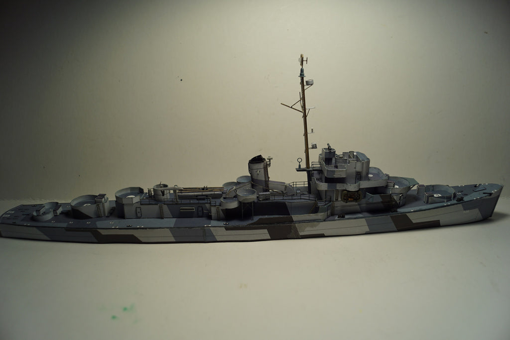 USS Gendreau 1:250 Scale Card Model Kit - Detailed & Accurate – Modelland