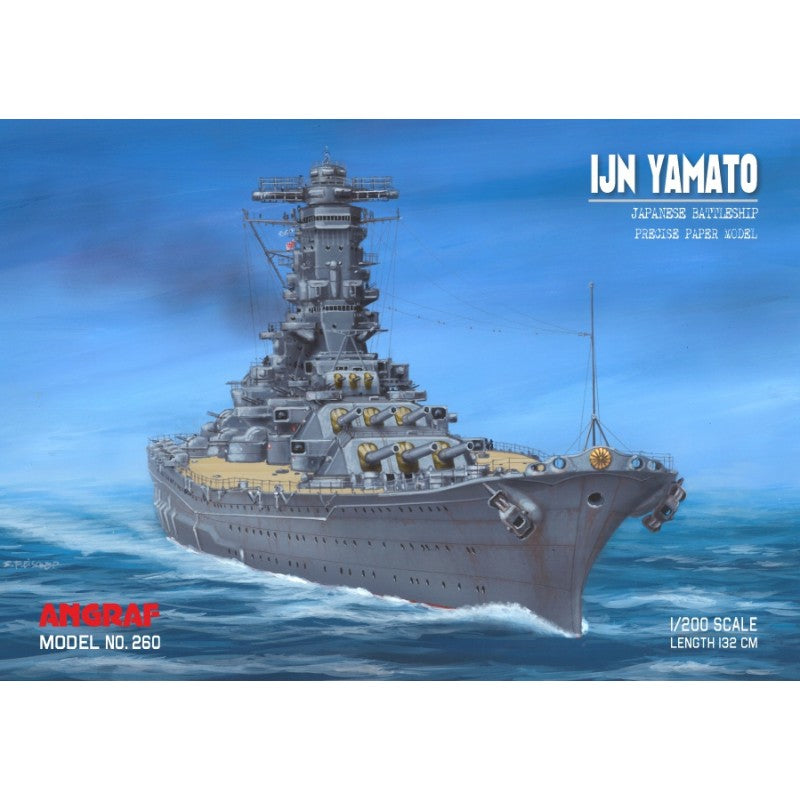 IJN Musashi Card Model Kit 1:200 Scale by Answer/Angraf | Premium ...