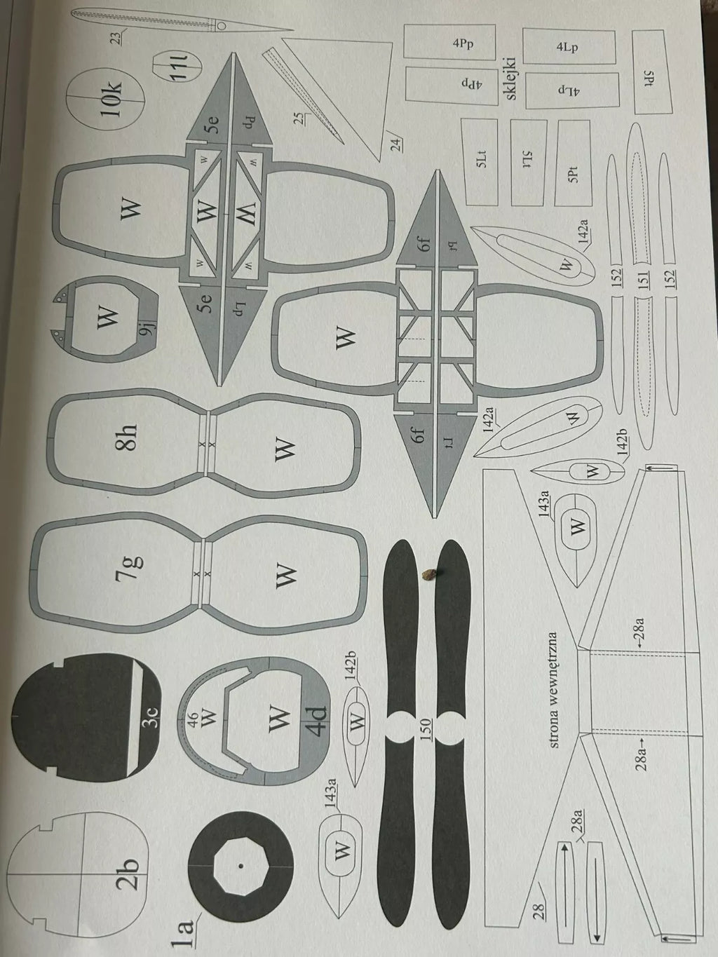 PZL-23B Karas 1:33 Scale Card Model Kit | Maly Modelarz – Modelland