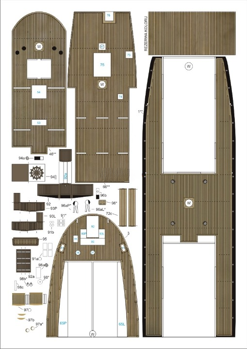 ORP Iskra 1:100 Card Model | WAK | Polish Navy Ship Kit – Modelland
