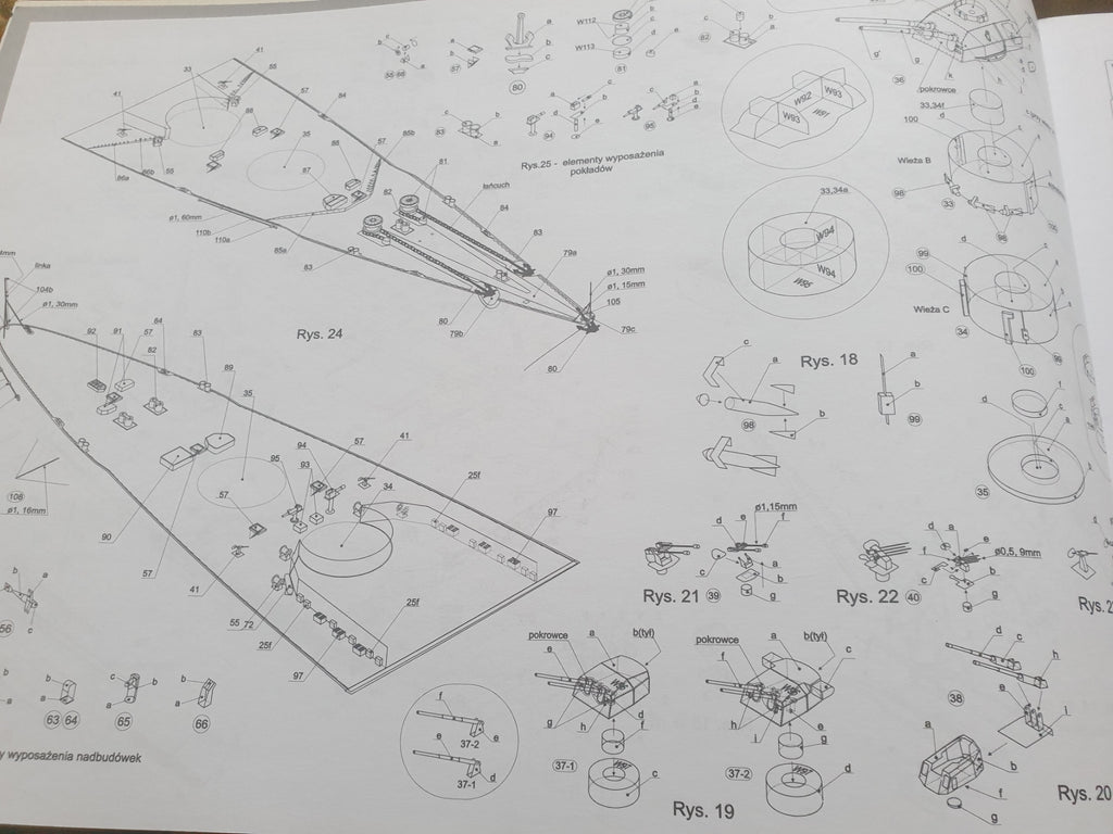 GPM Tirpitz Battleship 1:200 Card Model Kit - WWII Naval Craft – Modelland