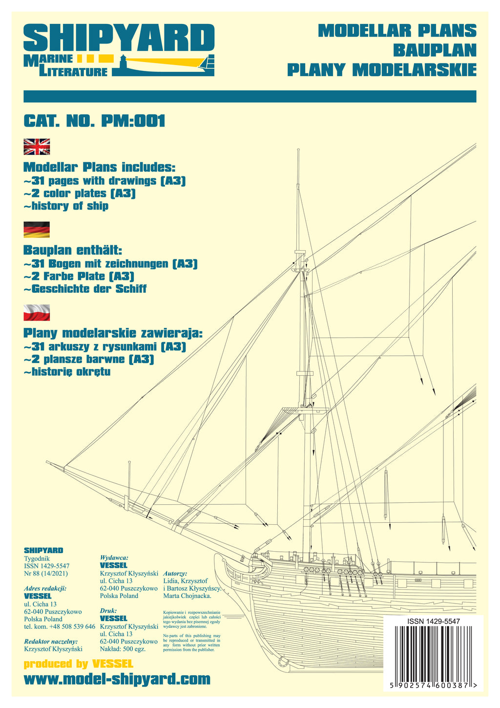 HMS Enterprize Ship Plans - Detailed Scale Modeling Blueprints – Modelland