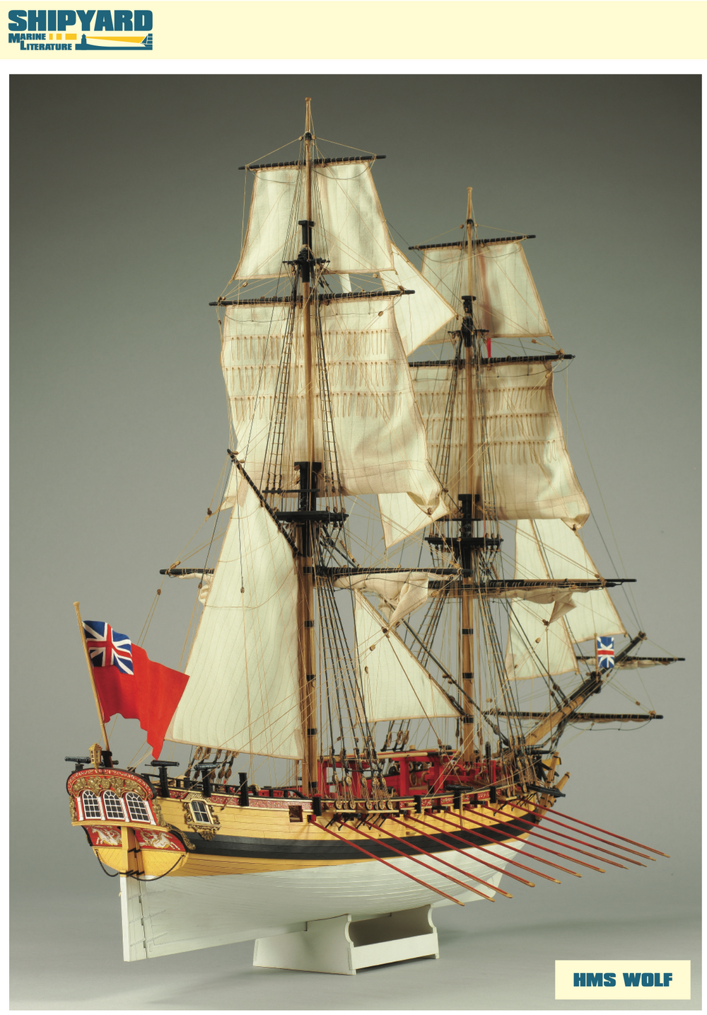 HMS Wolf Ship Model Plans by Shipyard - Detailed Scale Modeling – Modelland