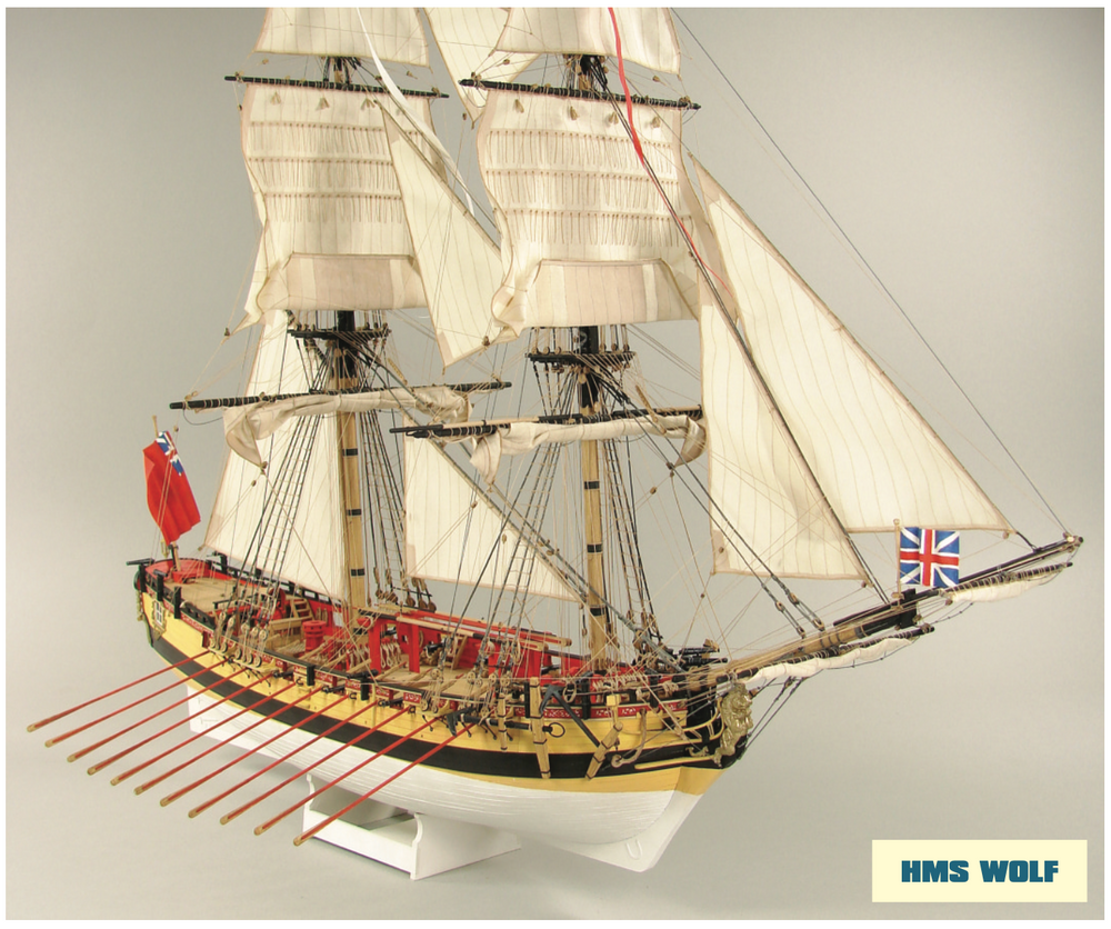 HMS Wolf Ship Model Plans by Shipyard - Detailed Scale Modeling – Modelland