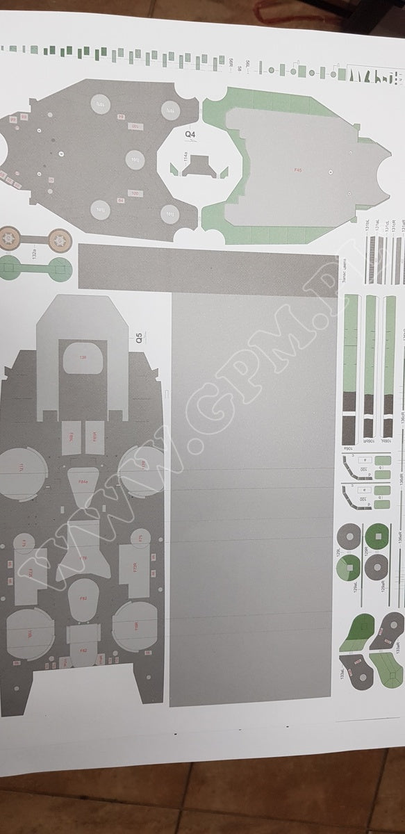 GPM Takao Card Model Kit 1:200 - Detailed Naval Replica – Modelland